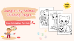 Jungle Joy Animal Coloring Pages For Kids - Kids Art & Craft