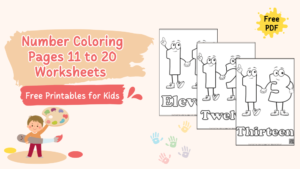 Number Coloring Pages 11 to 20 Worksheets for Preschool Kids - Kids Art ...