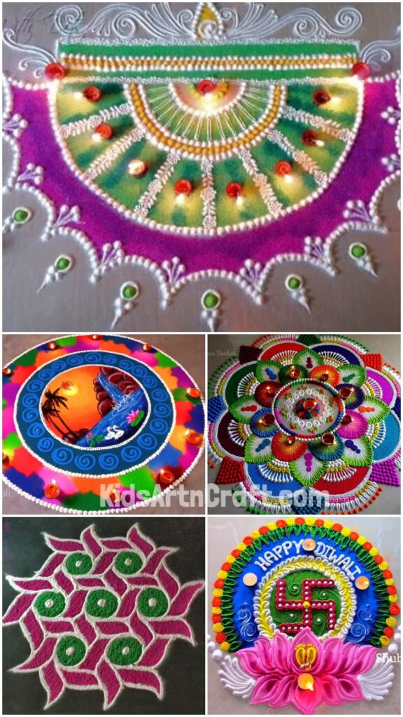 Unique Rangoli Art Competition Ideas - Kids Art & Craft