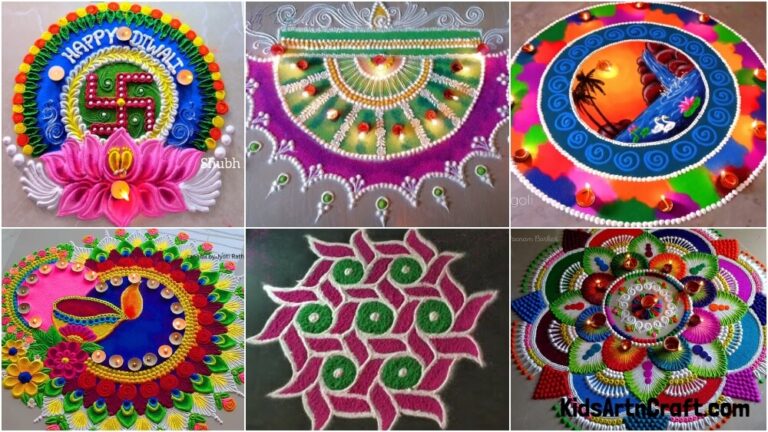 Unique Rangoli Art Competition Ideas - Kids Art & Craft