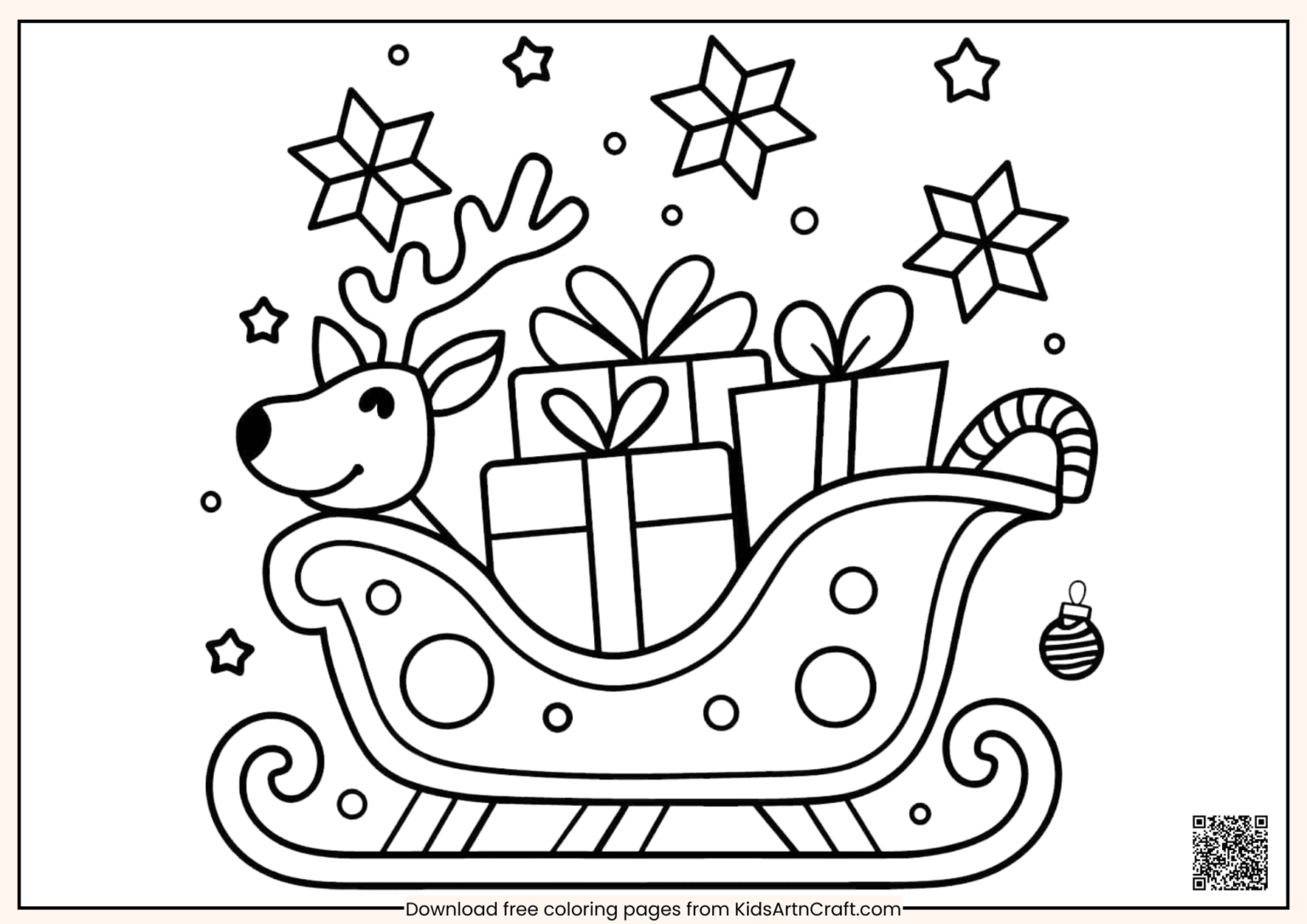 Christmas Ornaments Coloring Printables and Worksheets For Kids - Kids ...