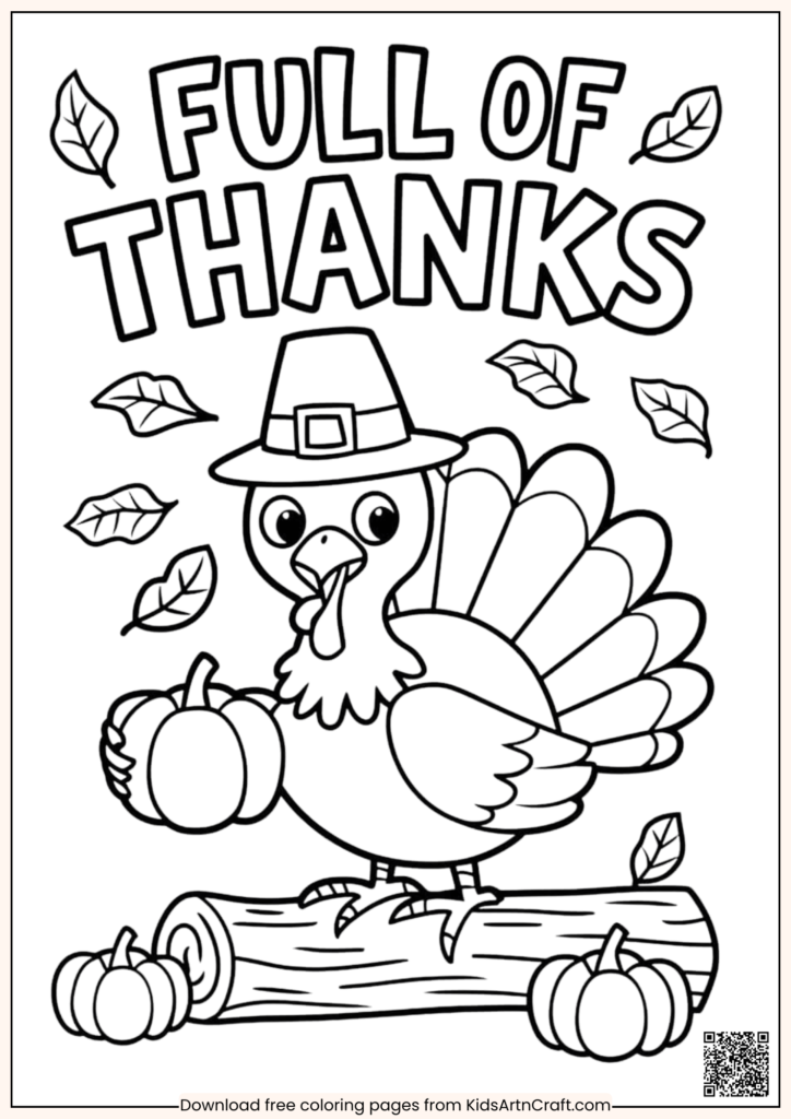 Thanksgiving-Themed Coloring Fun for Kids - Free Printable Sheets ...