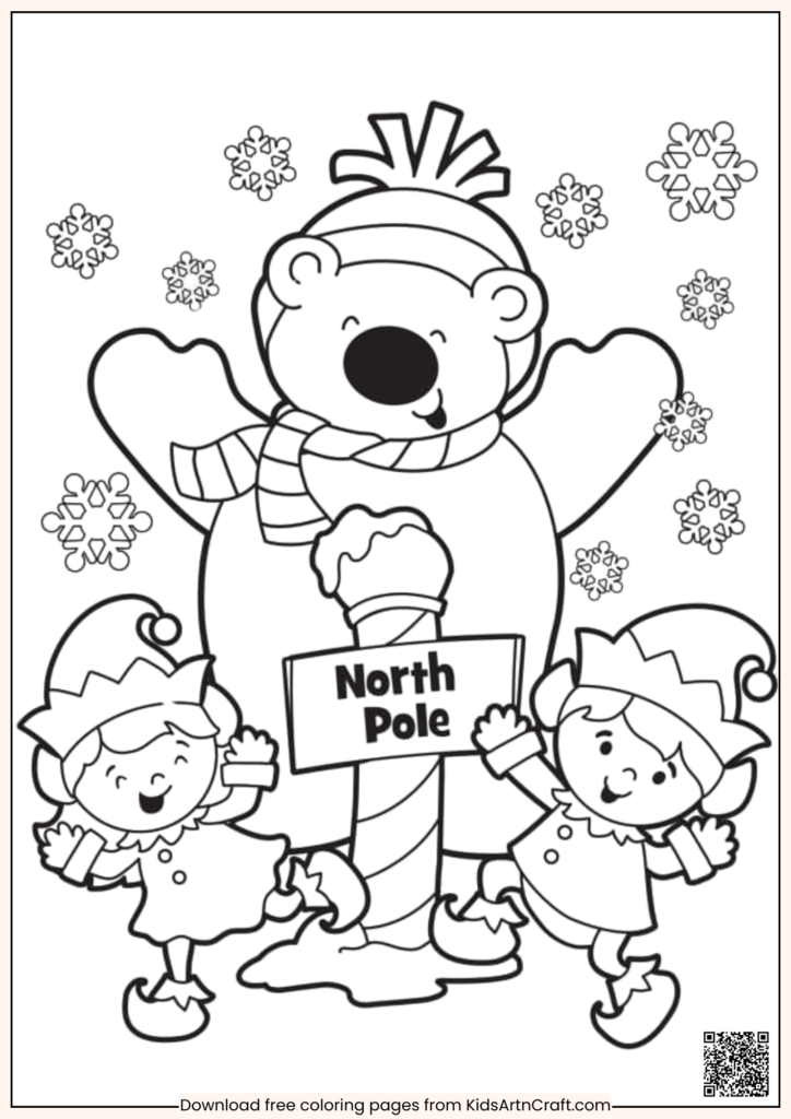 Christmas Holiday Coloring Page Worksheets for Young Learners - Kids ...