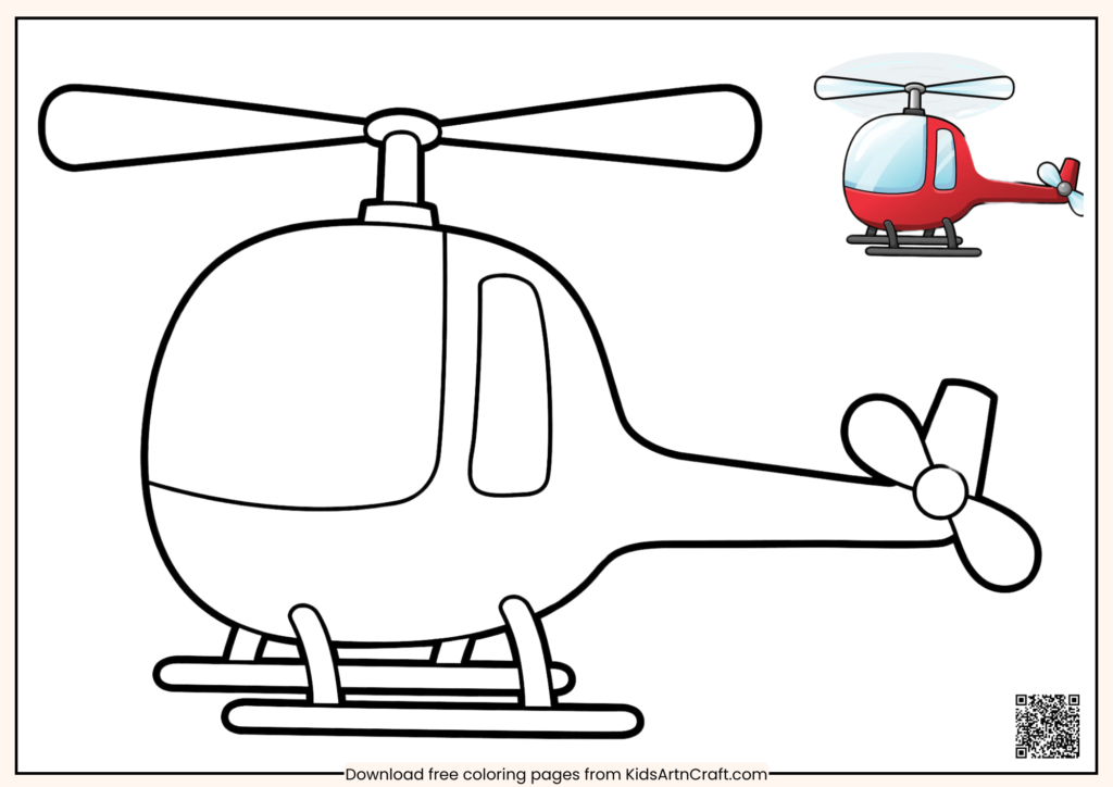 Vehicle Coloring Pages for kids - Kids Art & Craft