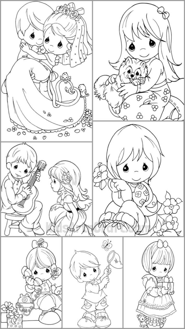 Adorable Precious Moments Coloring Pages For Kids - Free and Printable ...