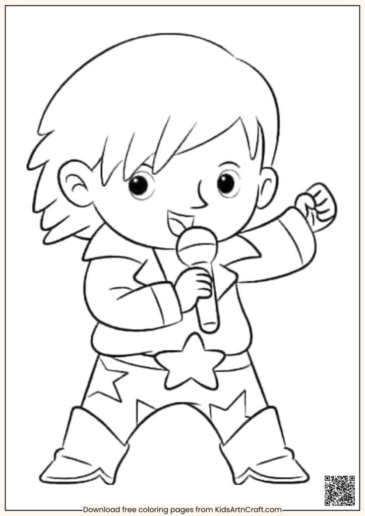 Community Helpers Fun Coloring Page Worksheets for Kids - Kids Art & Craft