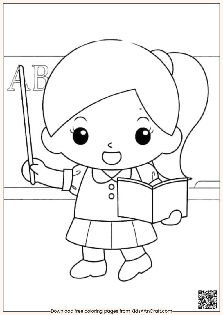 Community Helpers Coloring Pages For Kids - Kids Art & Craft
