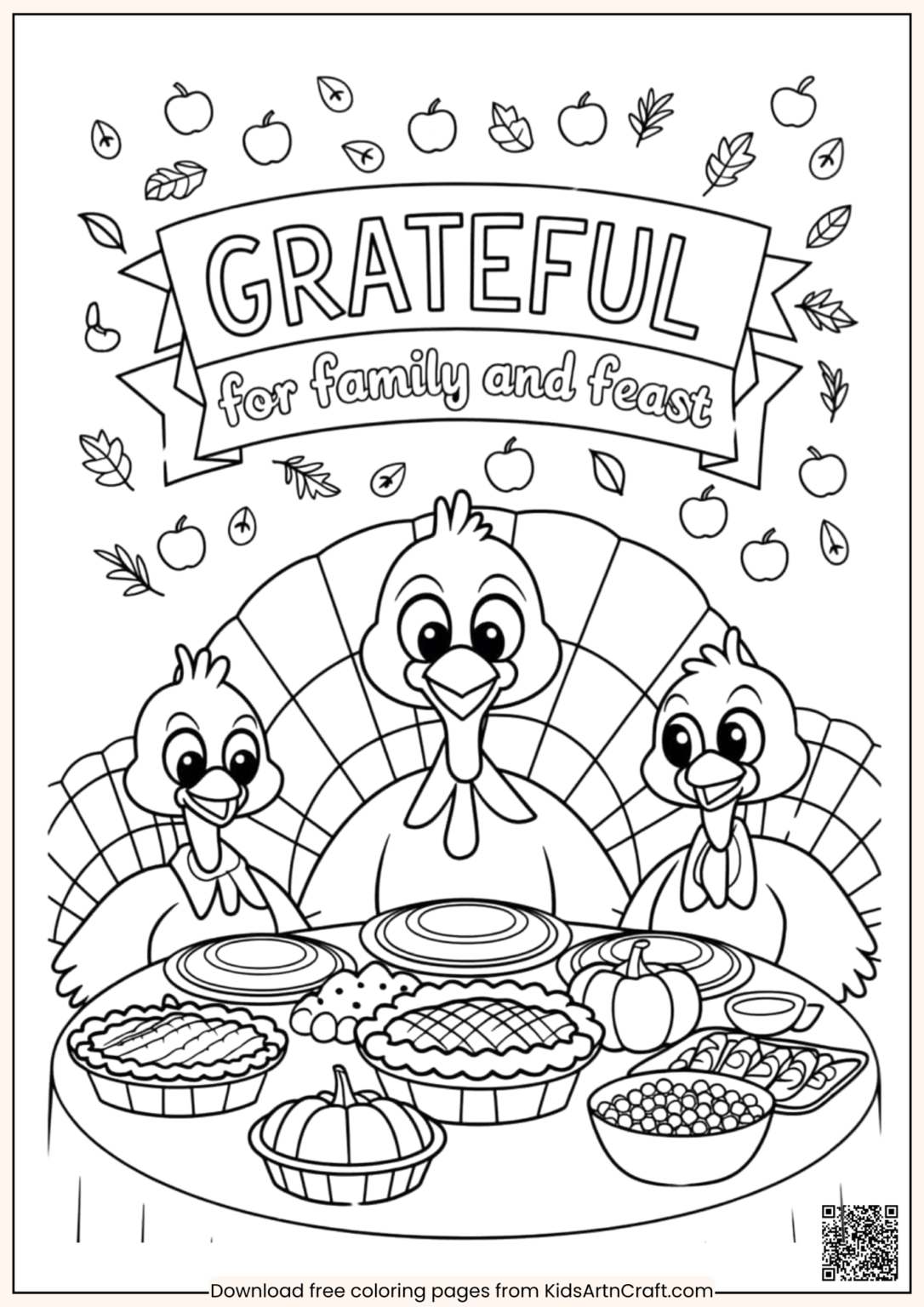 Creative Thanksgiving Printables for Kids - Coloring Worksheets - Kids ...