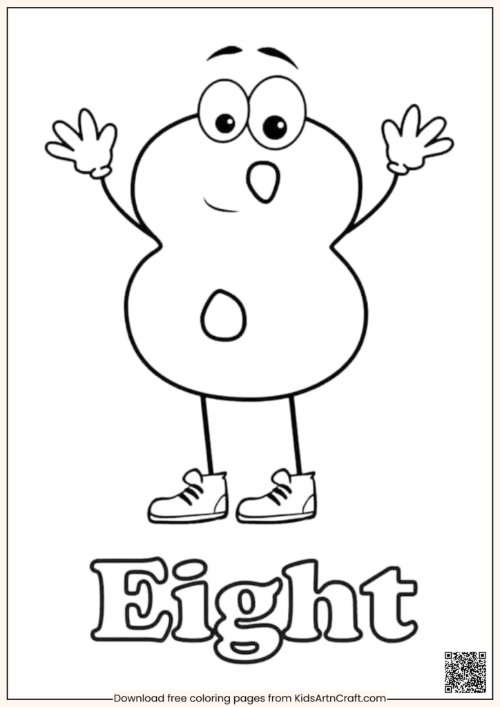 Number Coloring Pages 1 to 10 Worksheets for Preschool Kids - Kids Art ...