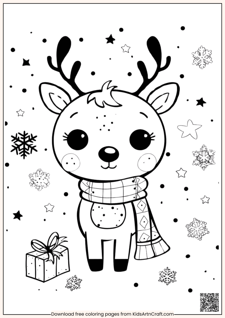 Christmas Themed Coloring Page Activities For Kids - Free Printables ...