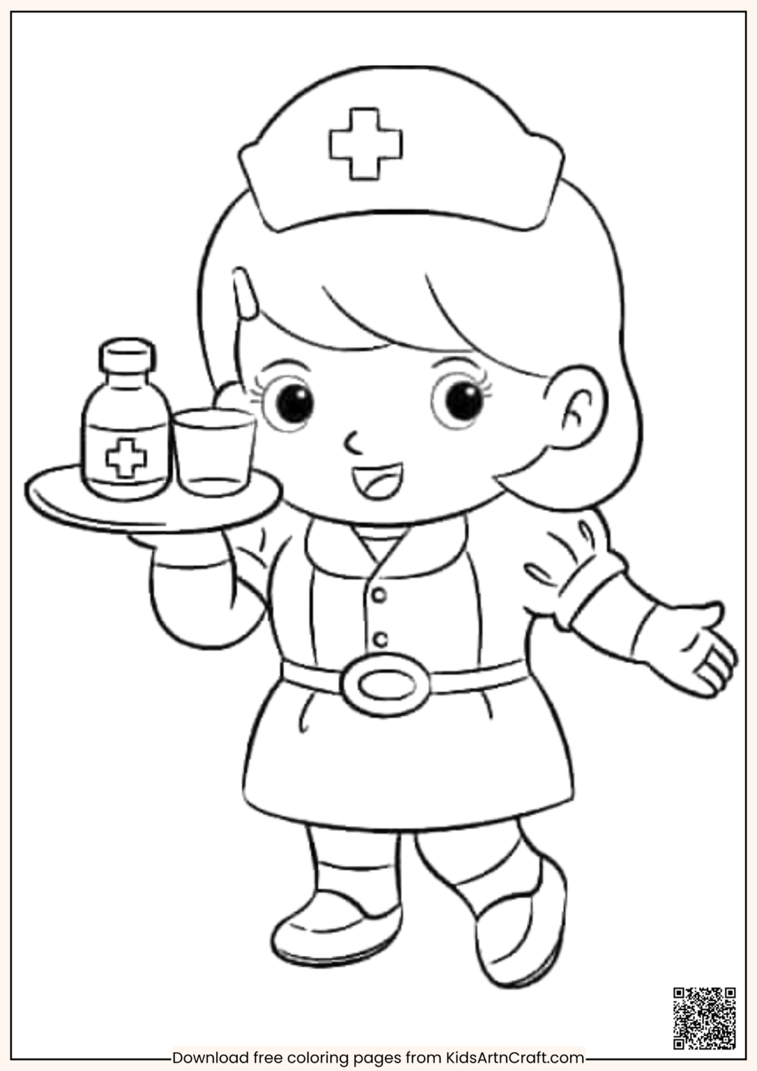 Community Helpers Coloring Pages For Kids - Kids Art & Craft