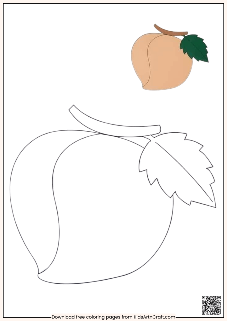 Delicious Fruits Coloring Pages for Children - Free Worksheet Printable ...