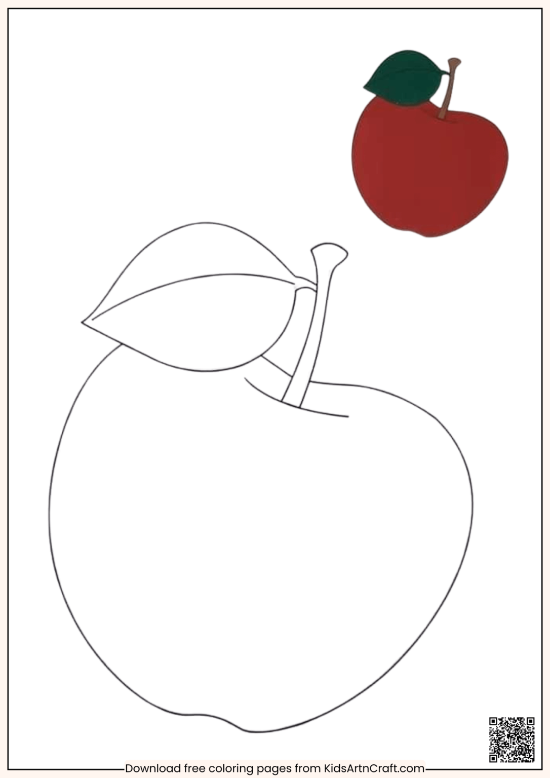 Delicious Fruits Coloring Pages for Children - Free Worksheet Printable ...