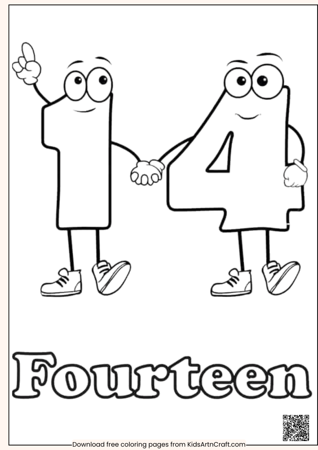 Number Coloring Pages 11 to 20 Worksheets for Preschool Kids - Kids Art ...