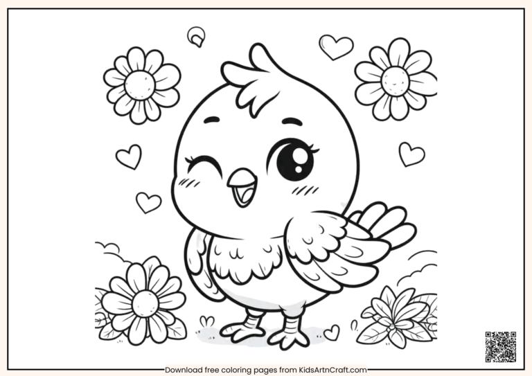Animal Adventure Coloring Pages For Kids - Kids Art & Craft
