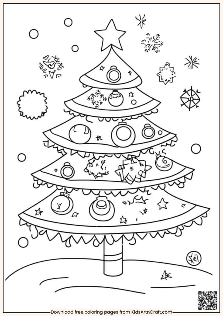 Christmas Holiday Coloring Page Worksheets for Young Learners - Kids ...