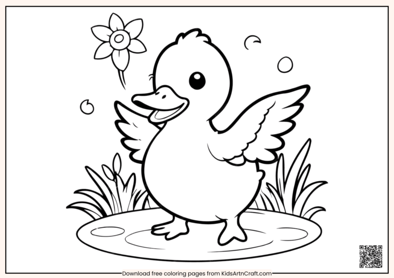 Birds Coloring Pages For Kids - Free Printable - Kids Art & Craft