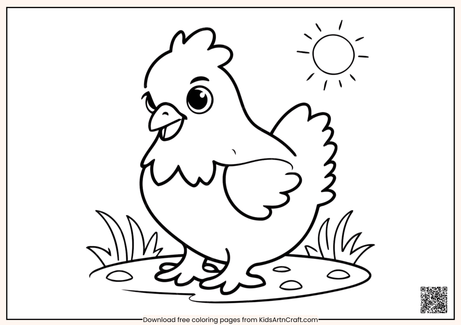 Birds Coloring Pages For Kids - Free Printable - Kids Art & Craft