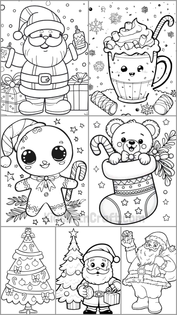 Free Printable Christmas Coloring Pages For Kids - Kids Art & Craft