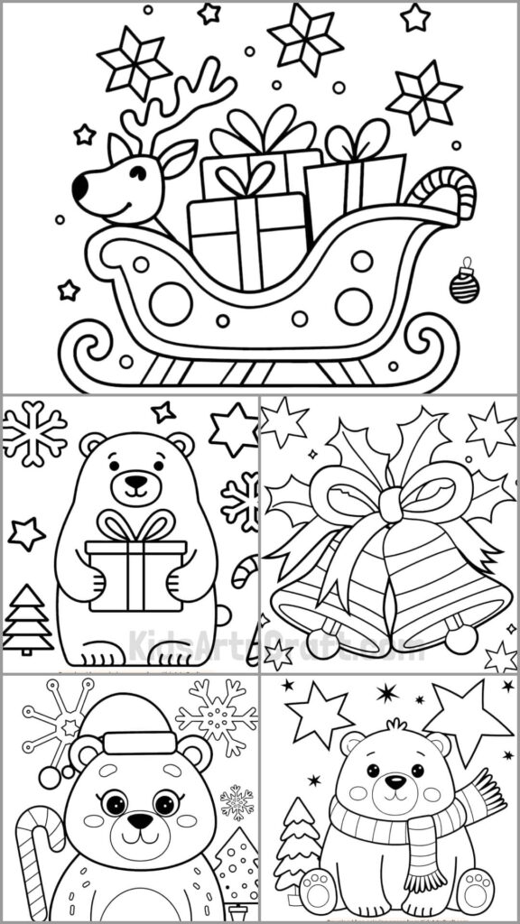 Christmas Ornaments Coloring Printables and Worksheets For Kids - Kids ...