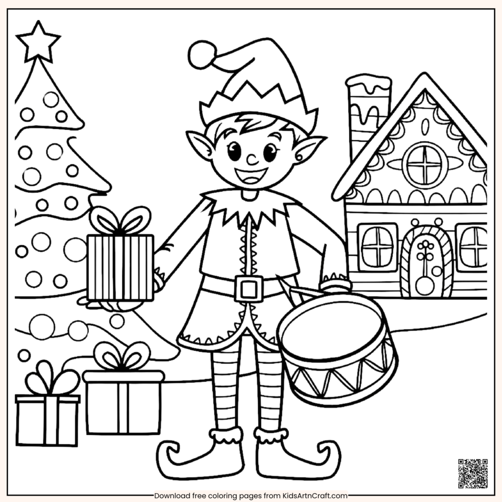 Merry Christmas Coloring Worksheet Activities for Young Learners - Kids ...