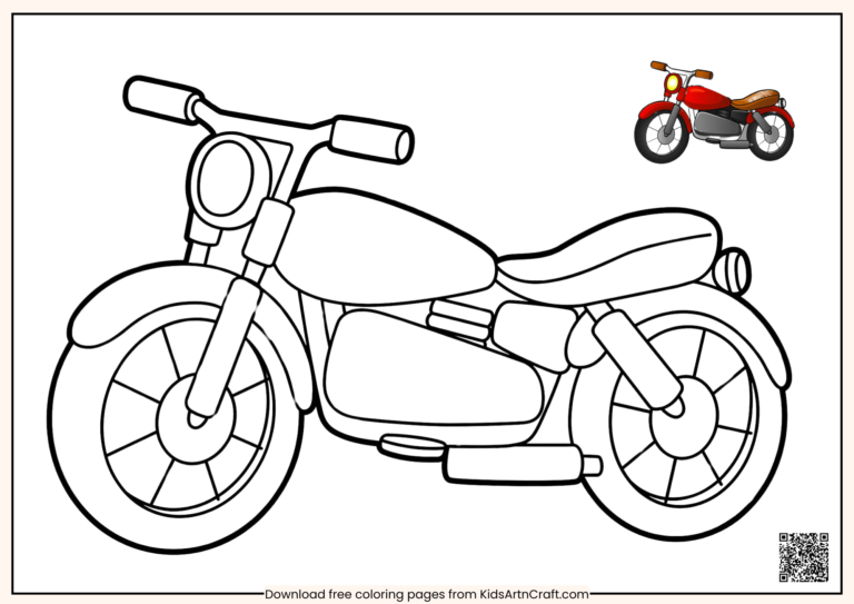 Vehicle Coloring Pages for kids - Kids Art & Craft