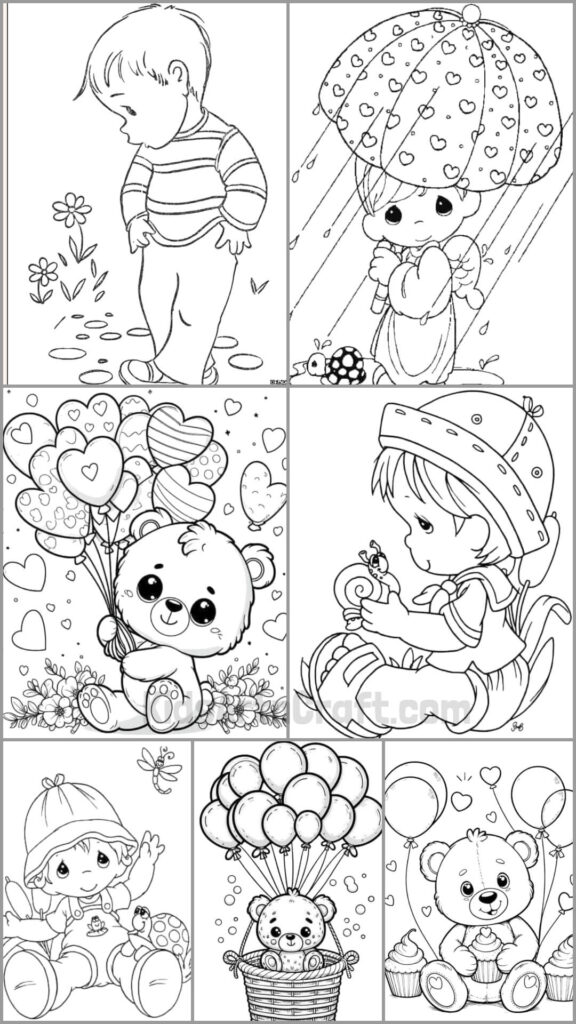 Creative Coloring Fun Printable Worksheets for Children - Kids Art & Craft