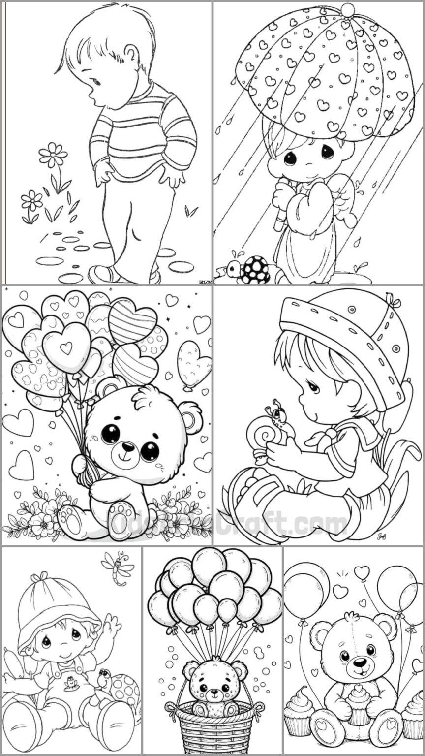 Creative Coloring Fun Printable Worksheets for Children - Kids Art & Craft