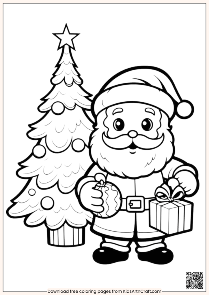 Free Printable Christmas Coloring Pages For Kids - Kids Art & Craft