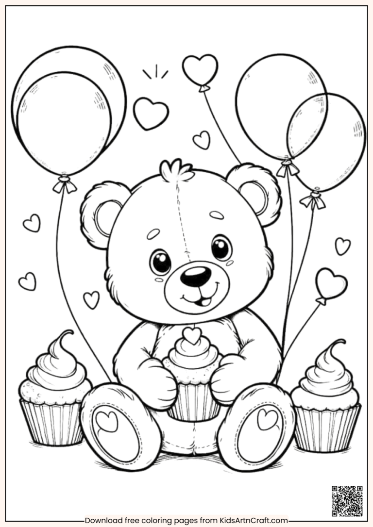 Creative Coloring Fun Printable Worksheets for Children - Kids Art & Craft