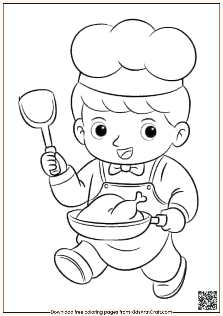 Community Helpers Fun Coloring Page Worksheets for Kids - Kids Art & Craft