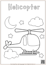 Beautiful Vehicles Coloring Worksheet - Free Printable for Kids - Kids ...