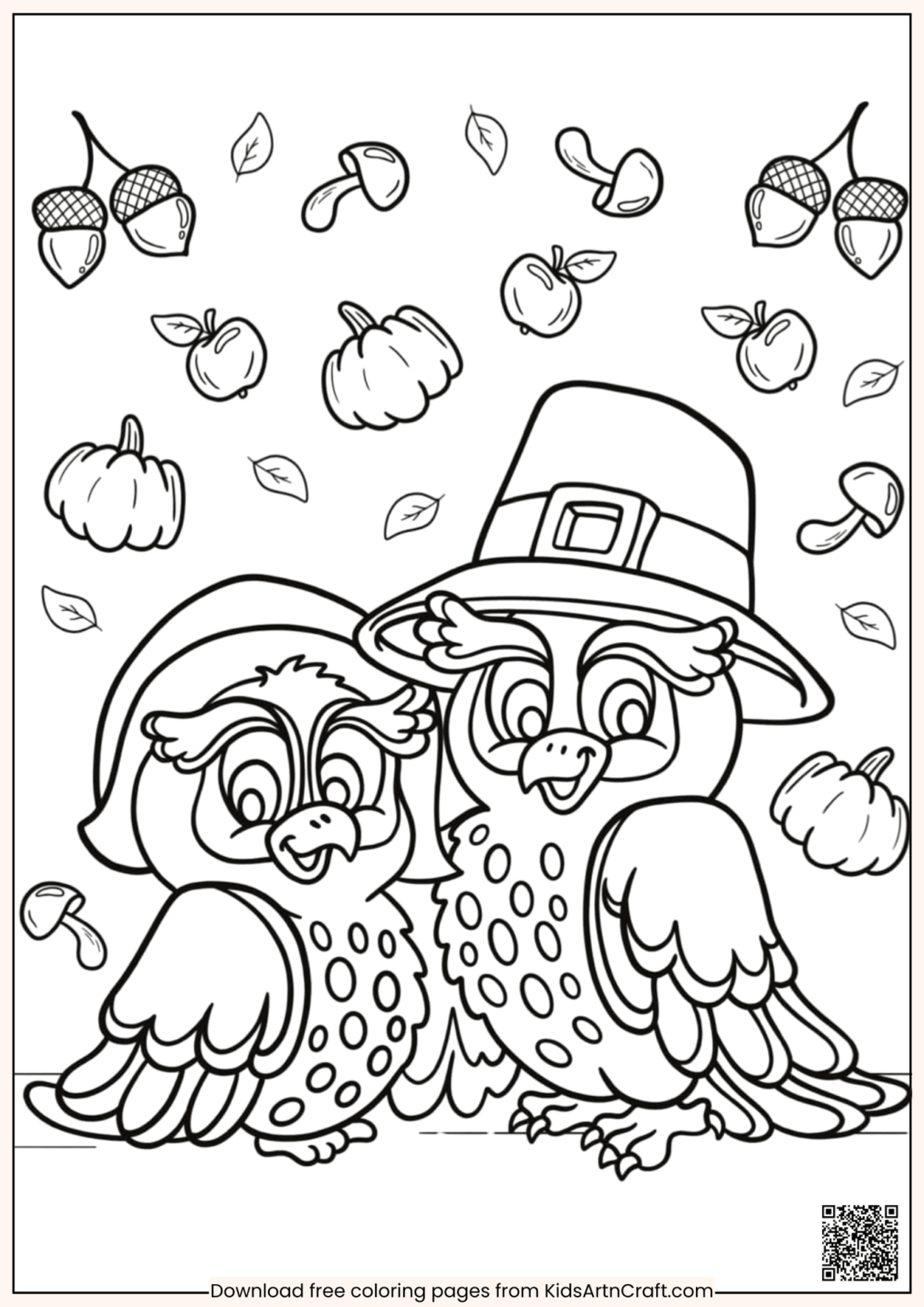 Thanksgiving-Themed Coloring Fun for Kids - Free Printable Sheets ...