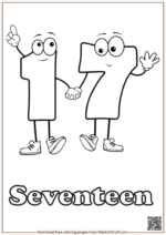 Number Coloring Pages 11 to 20 Worksheets for Preschool Kids - Kids Art ...