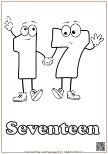 Number Coloring Pages 11 to 20 Worksheets for Preschool Kids - Kids Art ...