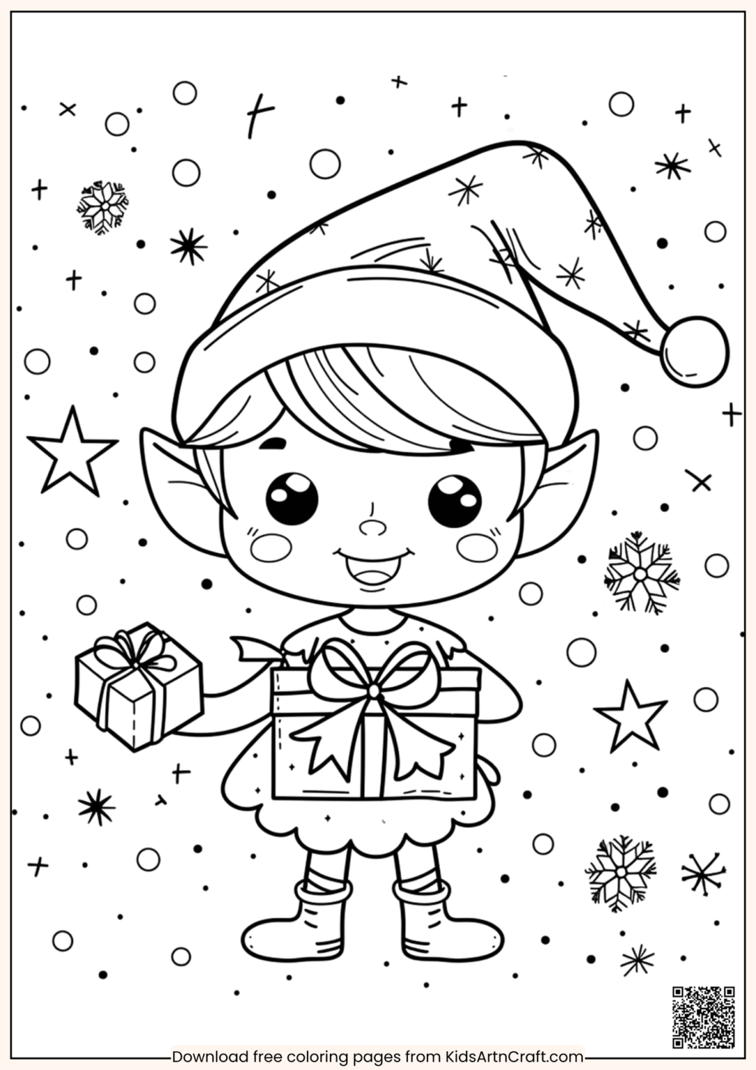 Christmas Themed Coloring Page Activities For Kids - Free Printables ...