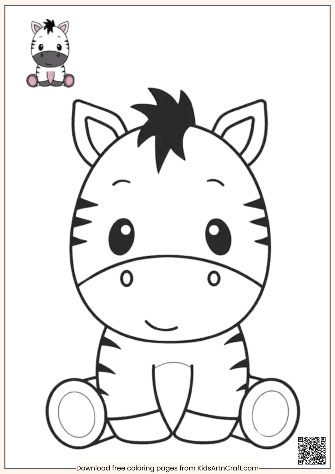 Cute Baby Animal Coloring Pages For Kids - Free Printable - Kids Art ...