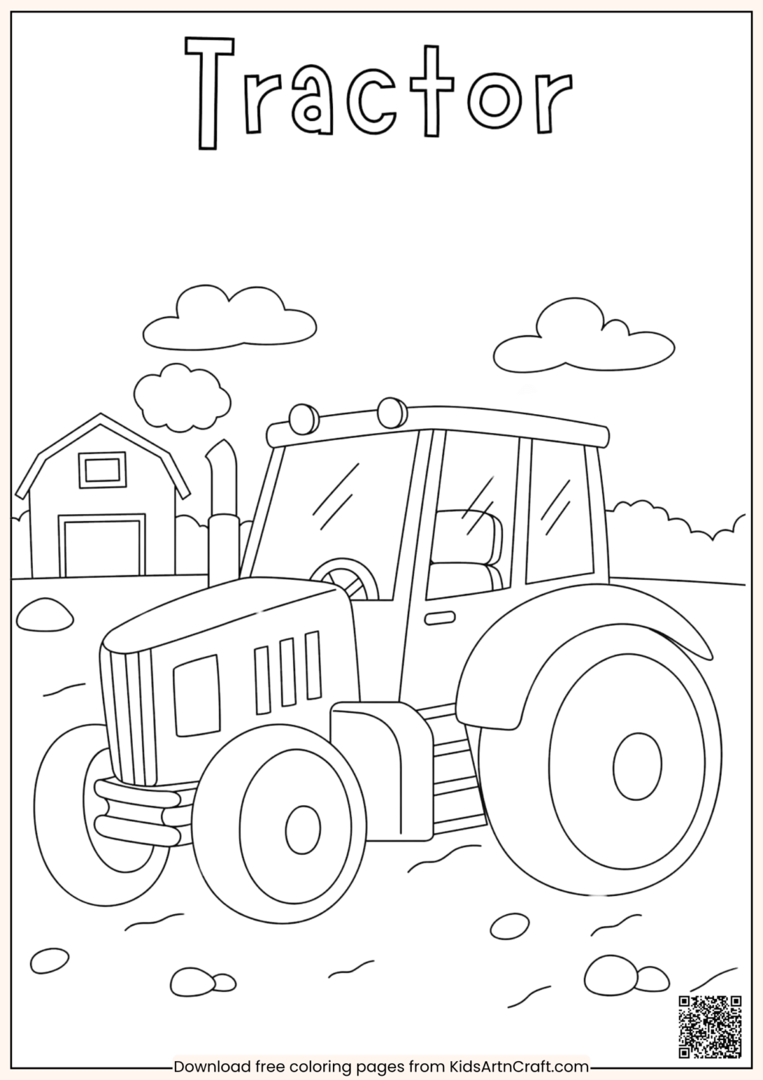 Beautiful Vehicles Coloring Worksheet - Free Printable for Kids - Kids ...