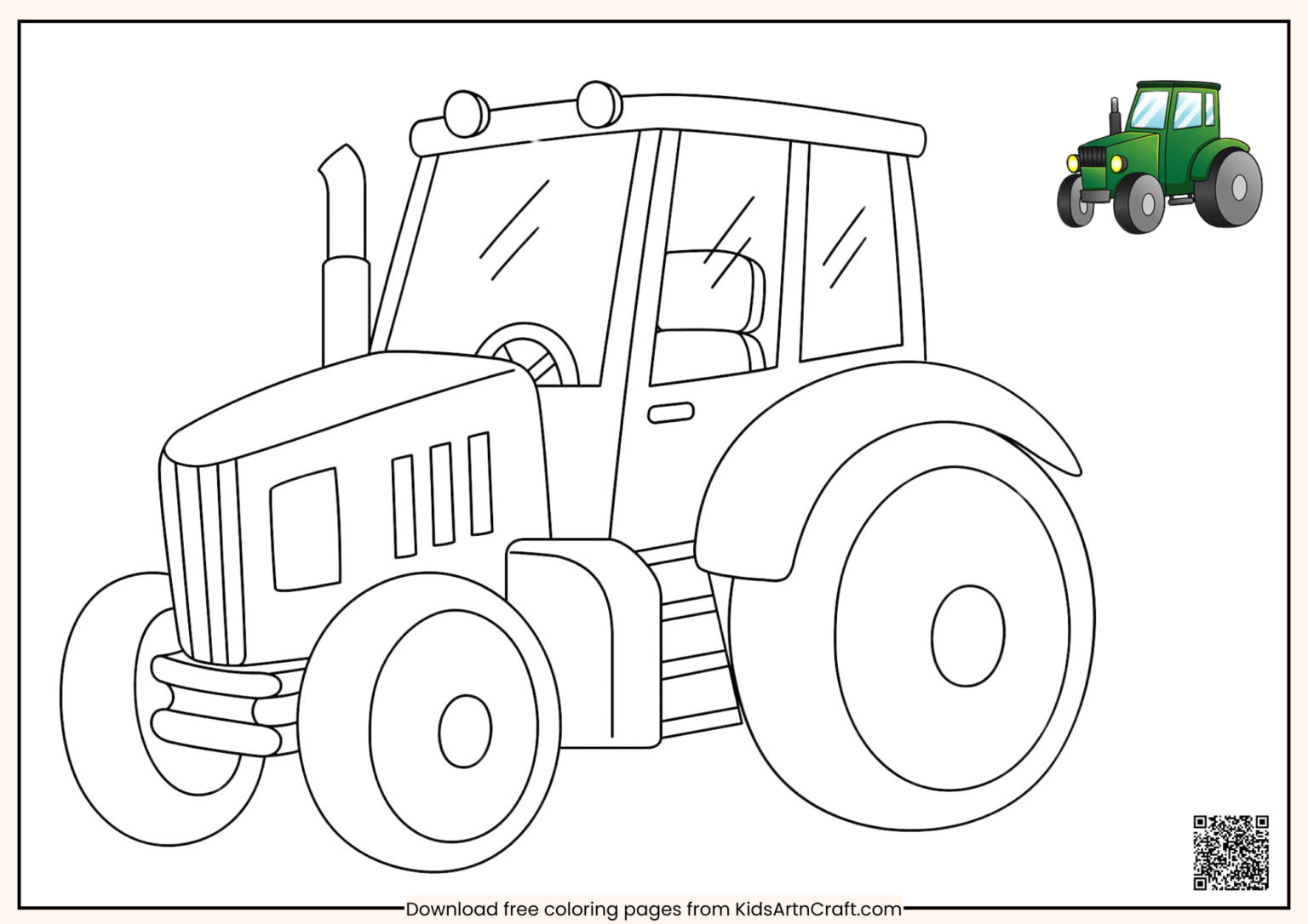 Vehicle Coloring Pages for kids - Kids Art & Craft