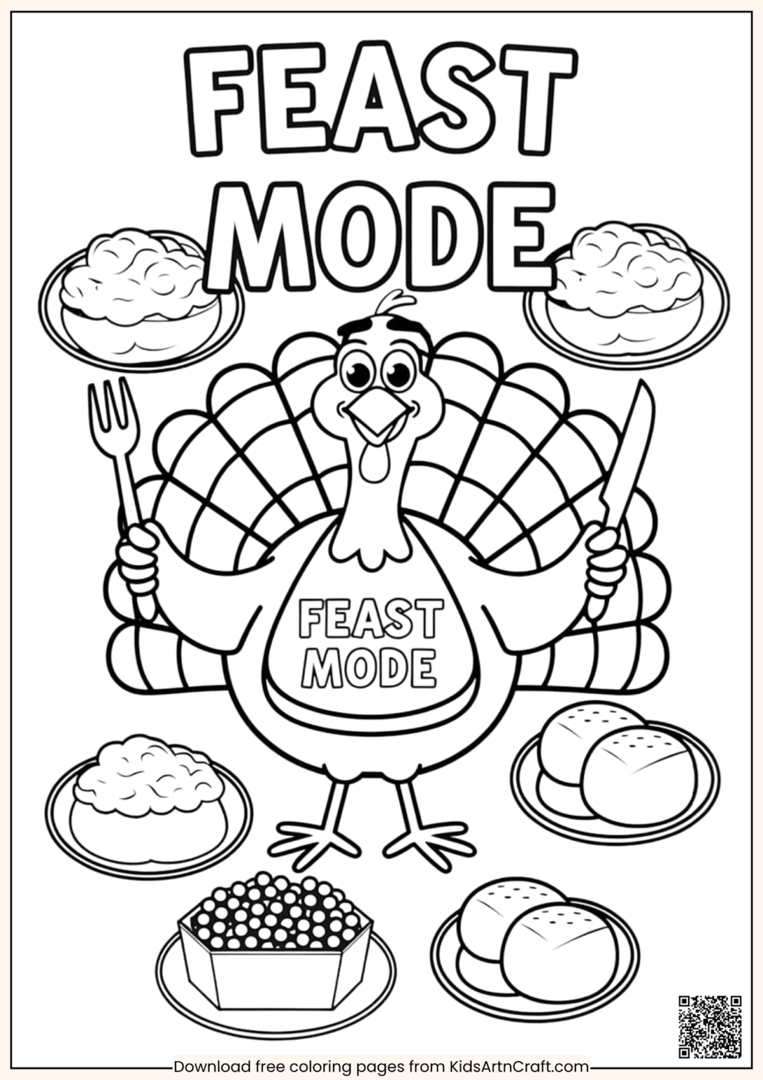 Creative Thanksgiving Printables for Kids - Coloring Worksheets - Kids ...
