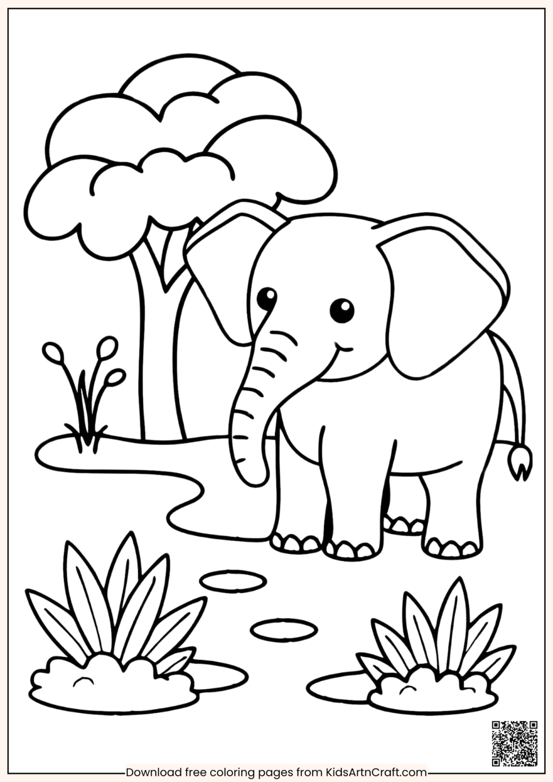 Charming and Cute Animal Coloring Worksheets for Children - Kids Art ...