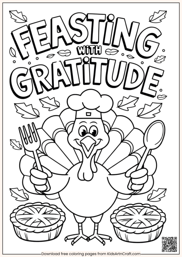 Thanksgiving-Themed Coloring Fun for Kids - Free Printable Sheets ...