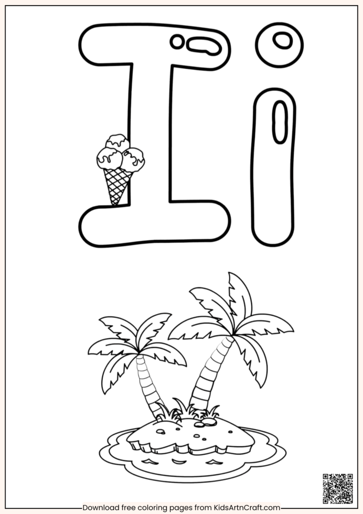 Alphabet Coloring Page Worksheets For Kids - Kids Art & Craft