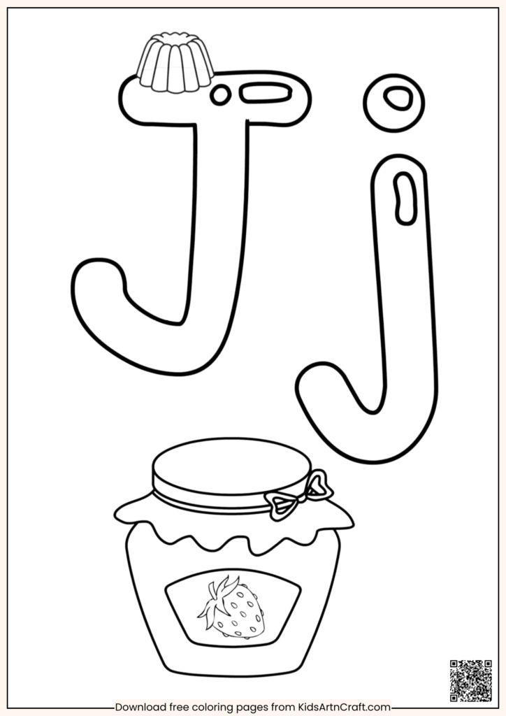 Alphabet Coloring Page Worksheets For Kids - Kids Art & Craft