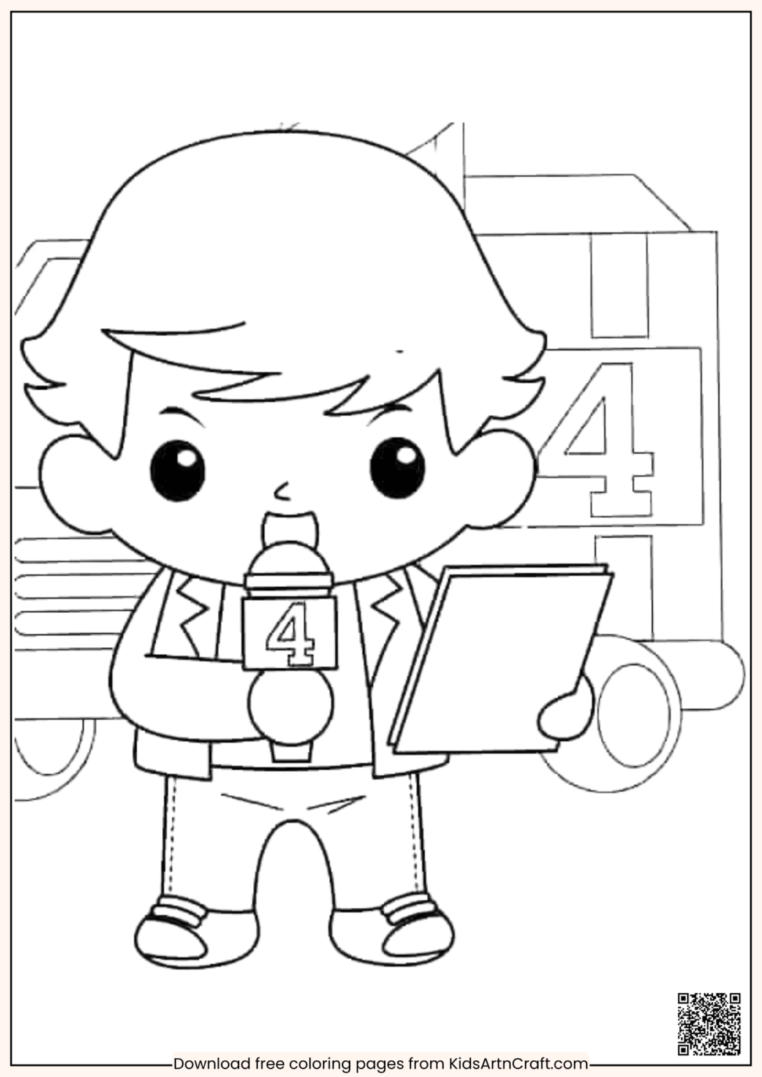 Community Helpers Coloring Pages For Kids - Kids Art & Craft