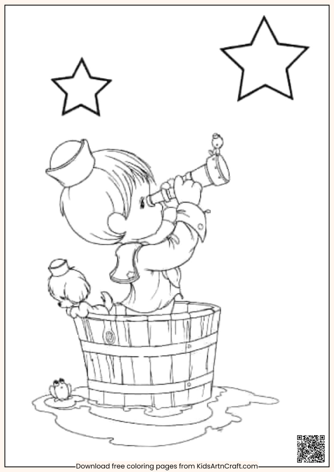 Creative Coloring Fun Printable Worksheets for Children - Kids Art & Craft