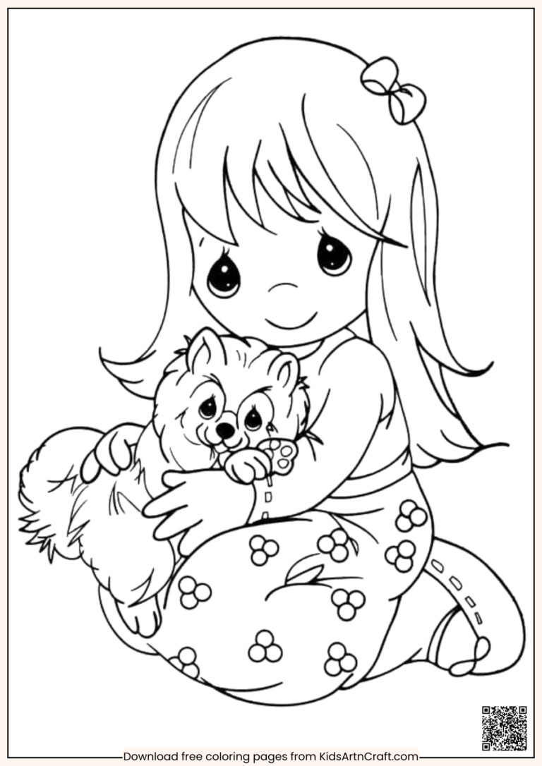 Adorable Precious Moments Coloring Pages For Kids - Free and Printable ...