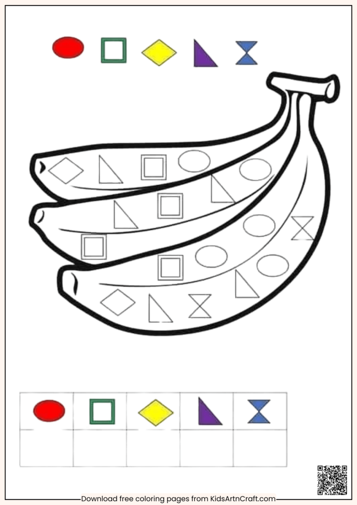 Fun with Shapes and Colors - Coloring Page Activities for Kids - Kids ...