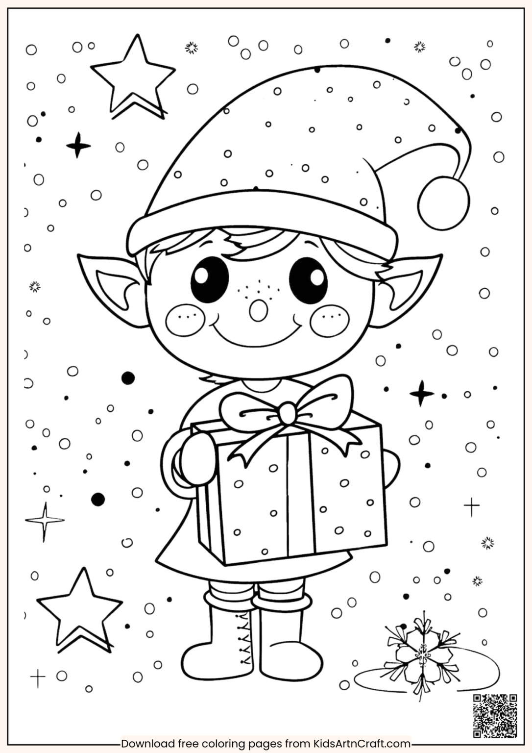 Christmas Themed Coloring Page Activities For Kids - Free Printables ...
