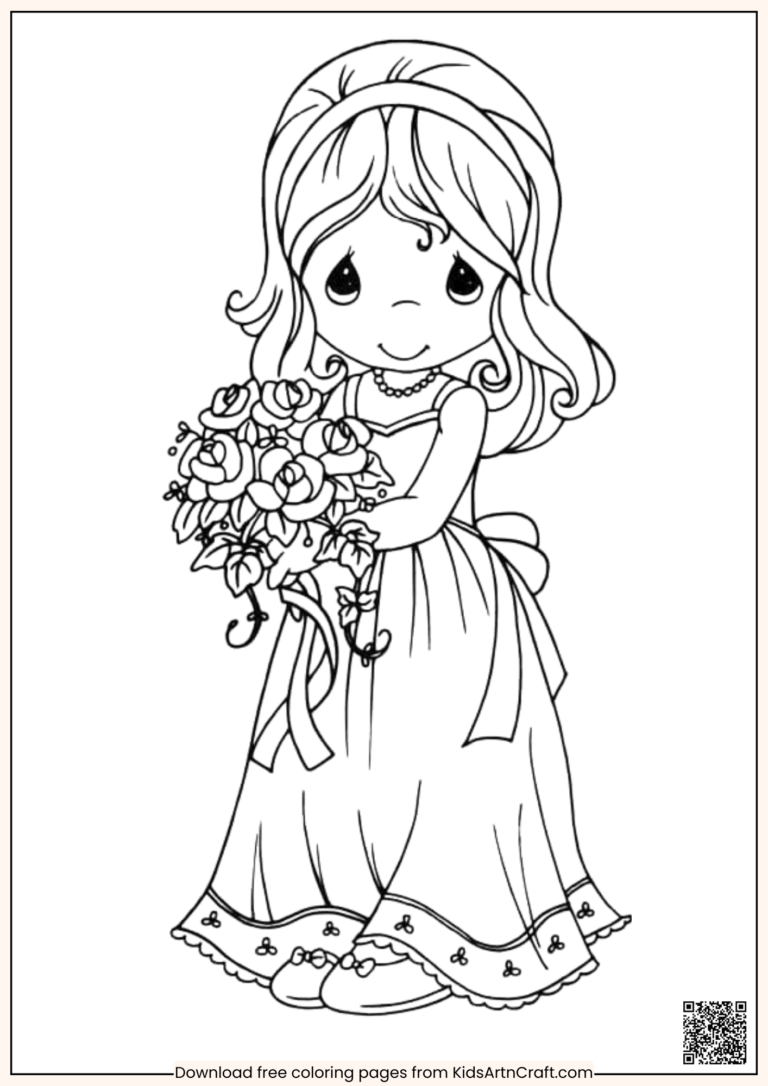 Free Printable Precious Moments Coloring Pages For Kids - Kids Art & Craft